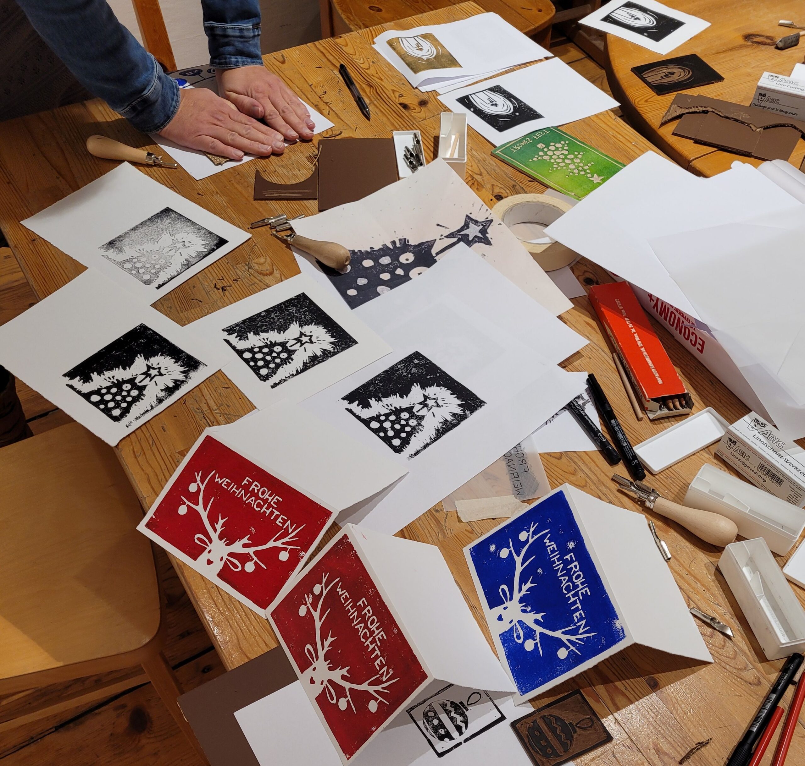 Linoldruck für Anfänger*innen und Fortgeschrittene - MÜK